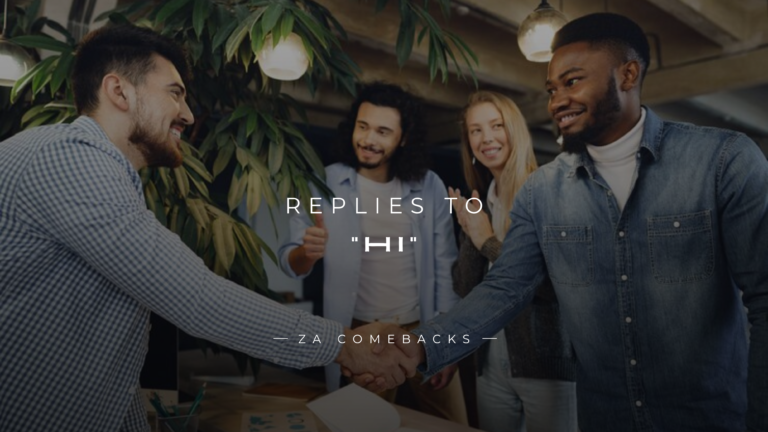 What to Say After Someone Says "Hi" – 150+ Responses