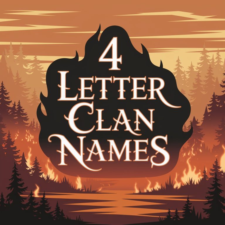 4 Letter Clan Names: Craft the Perfect Identity! - ZA Comebacks