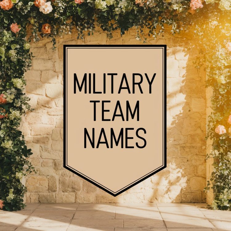 100+ Military Team Names That Command Respect and Power