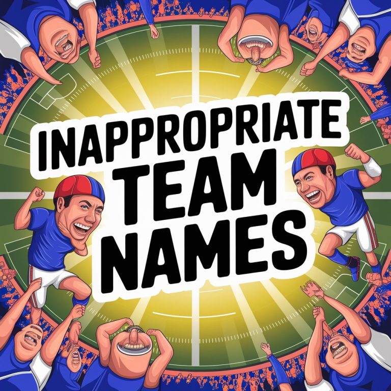 Best Inappropriate Team Names to Shock, Laugh, or Offend