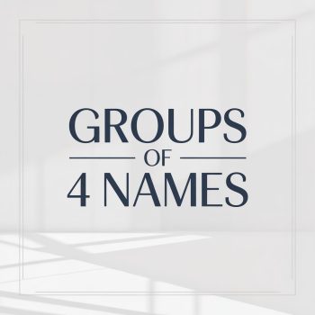 Groups Of 4 Names: Creative and Meaningful Naming Ideas - ZA Comebacks