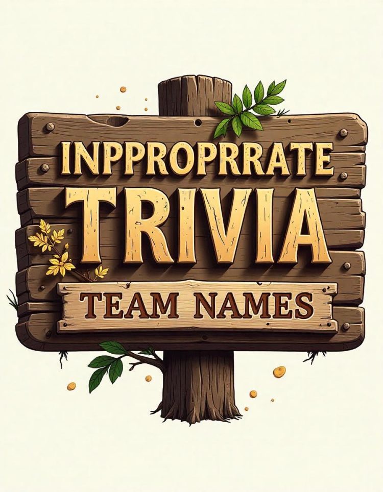 Inappropriate Trivia Team Names – 50+ Dirty & Funny Picks