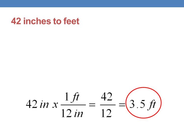 How to Convert 42 Inches to Feet – Quick & Easy Formula